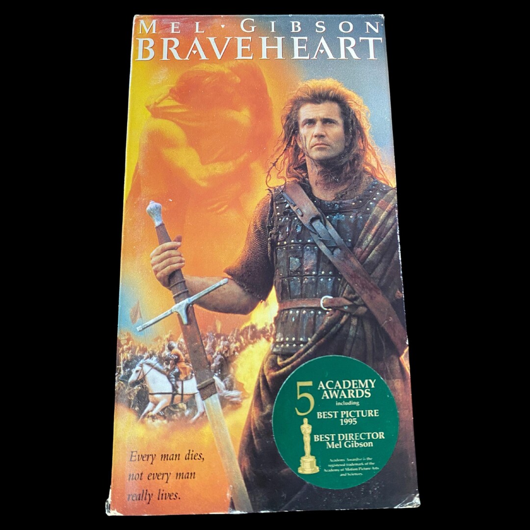 Braveheart (1995) – Vintage 2-tape VHS Collector’s Set. Mel Gibson ...