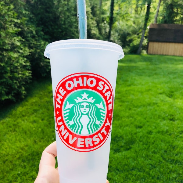 Custom Starbucks Cups College - Etsy