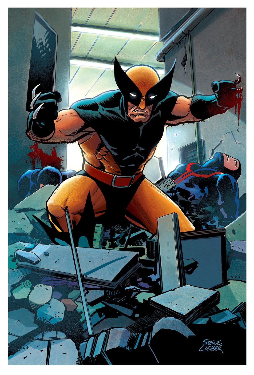 Wolverine Print. Free USA Shipping! - Etsy