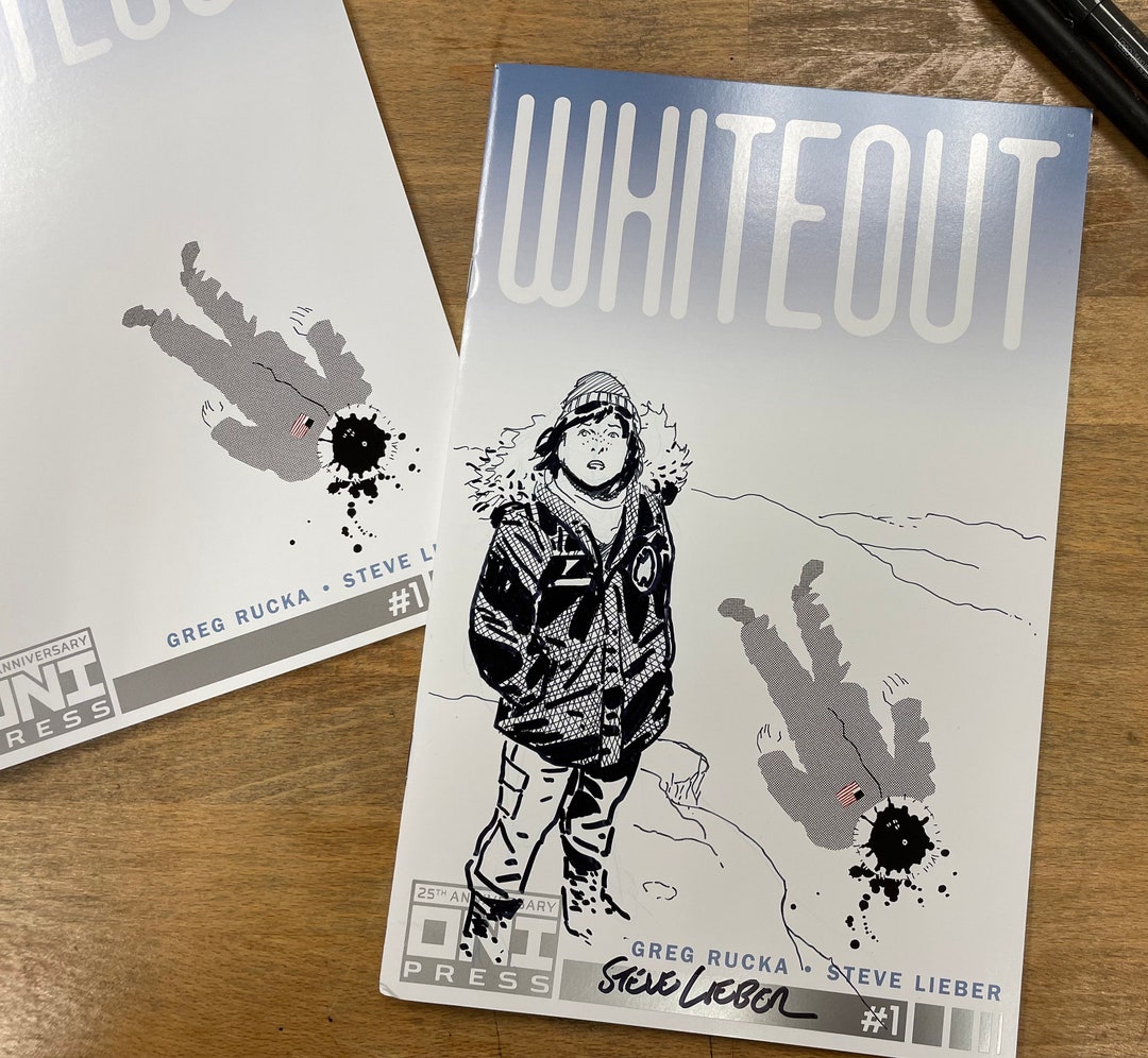 WHITEOUT #1 Facsimile Edition With Full Figure Remarque Sketch. - Etsy