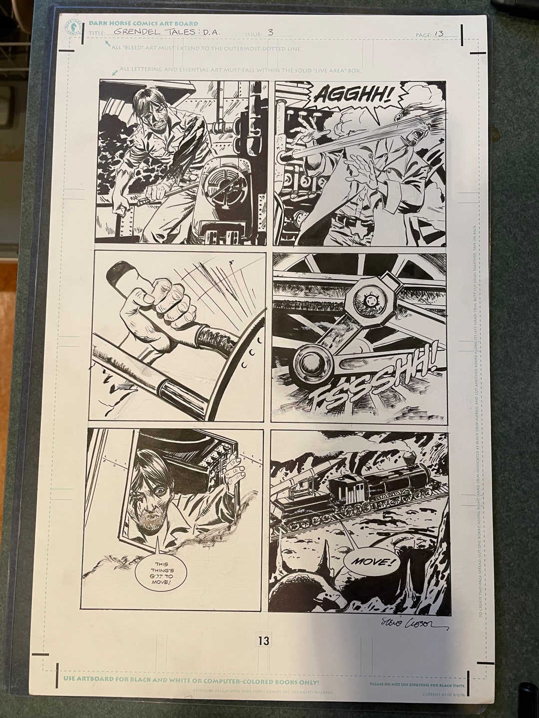 Original Art. Grendel Tales #3, Page 13. Free USA Shipping. - Etsy