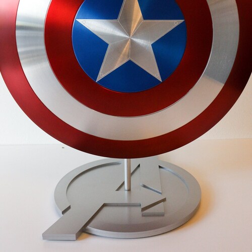 Captain America Shield Stand Avengers Display Stand - Etsy