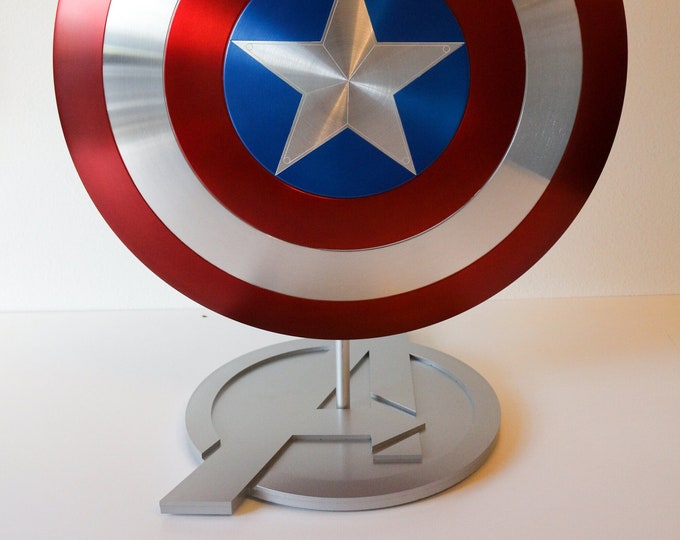 Captain America Shield Stand - Avengers Display Stand - Etsy