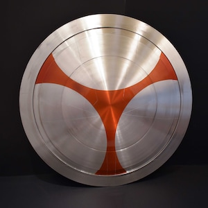 Silver Taskmaster Shield Black Widow Movie Metal Prop Replica - Etsy