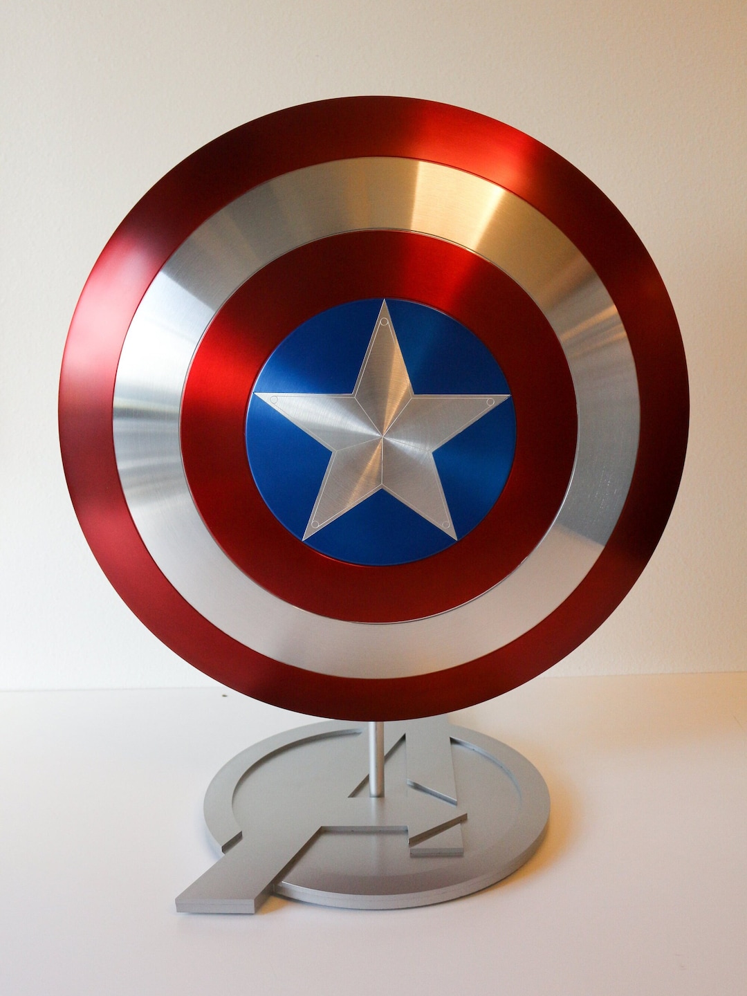 Captain America Shield Stand - Avengers Display Stand - Etsy