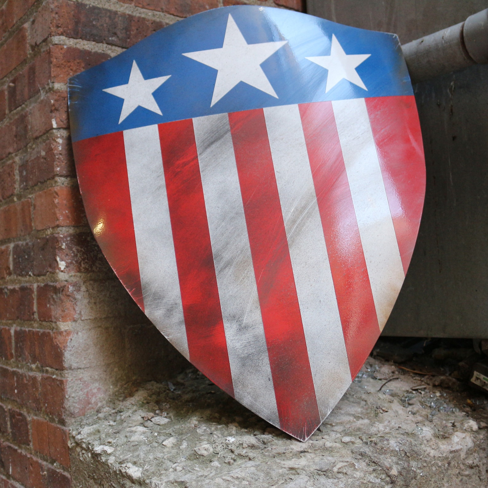 Captain America Heater Shield - World War 2 Shield - Triangle Shield ...