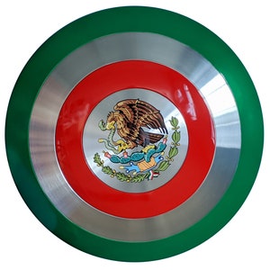 Captain Mexico Shield - Metal - Etsy