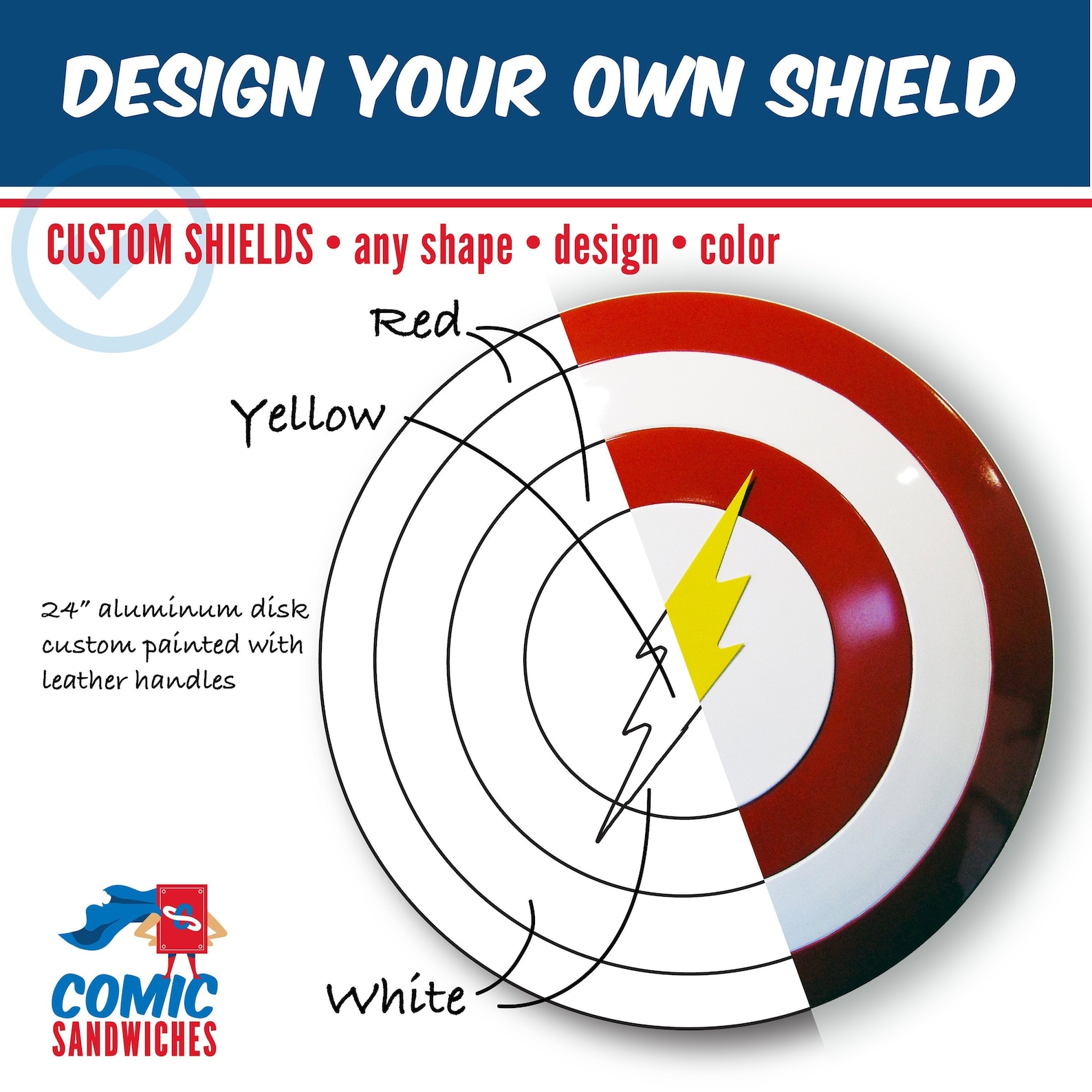 Design Your Own Shield - Custom Metal Shields - Etsy