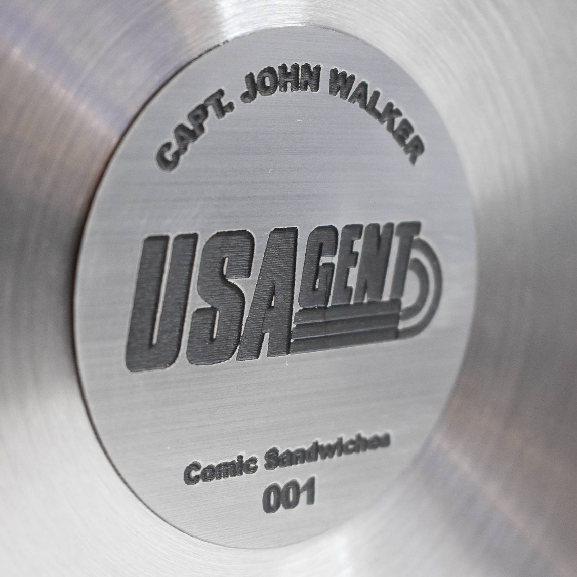 US Agent Shield - John Walker Cosplay - Custom Metal Captain America ...