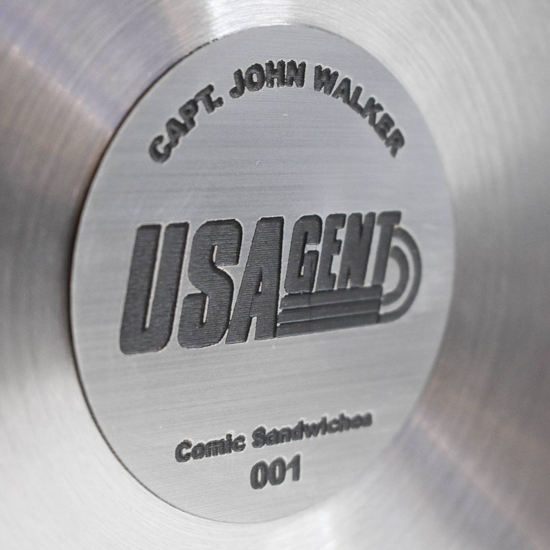 US Agent Shield - John Walker Cosplay - Custom Metal Captain America ...