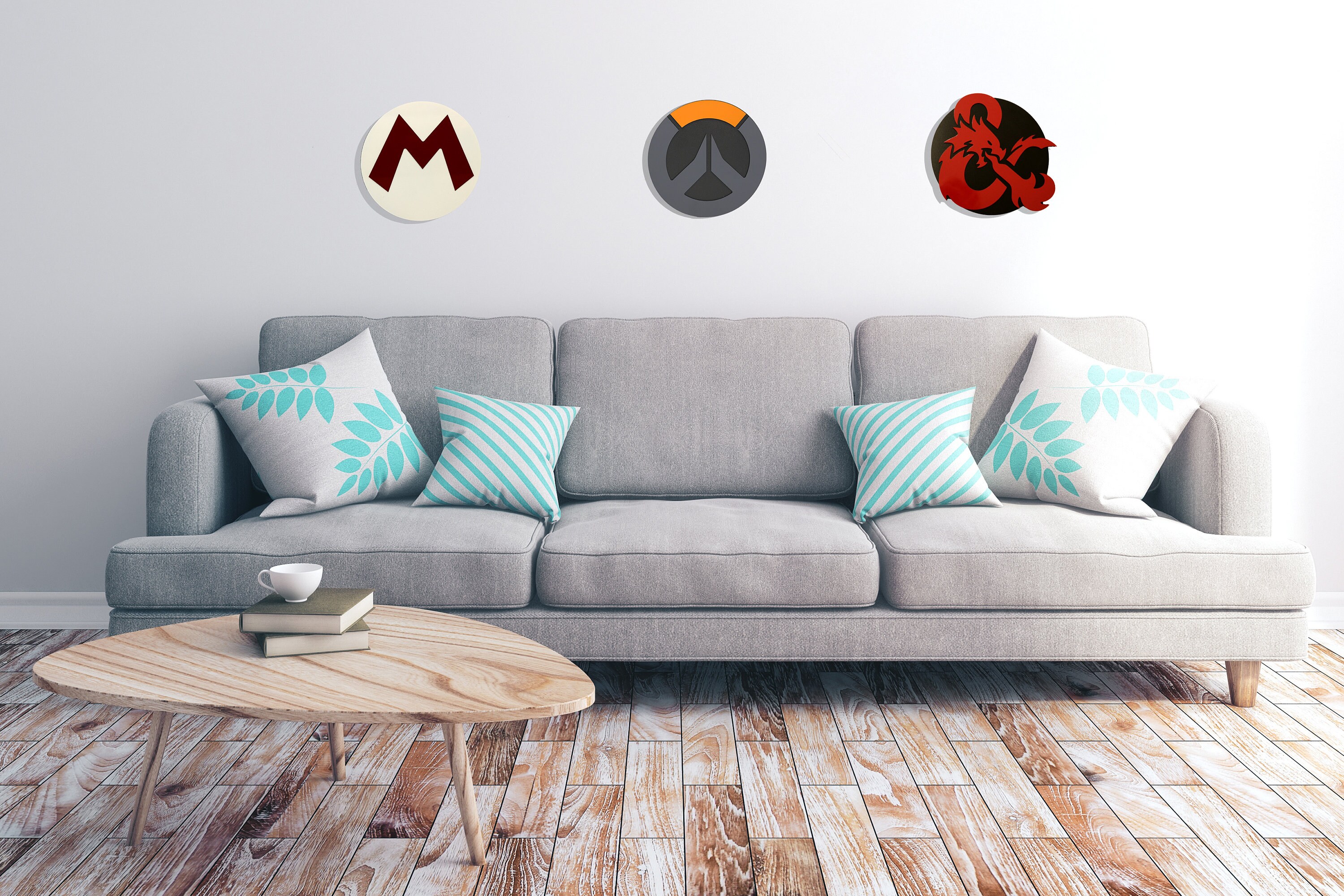 Overwatch Video Game Wall Emblem Video Game Wall Art - Etsy