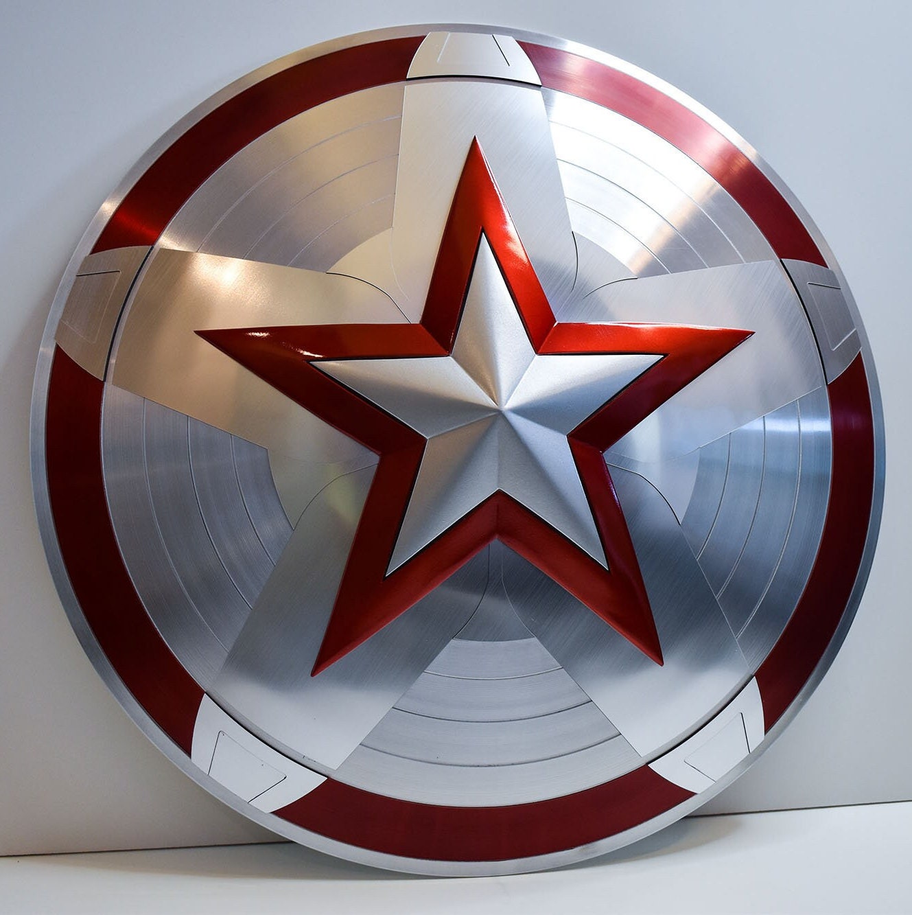 Red Guardian Shield Replica Réplica de metal para el cosplay - Etsy México