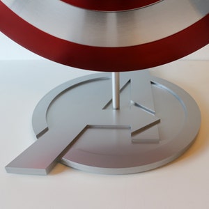 Captain America Shield Stand - Avengers Display Stand - Etsy