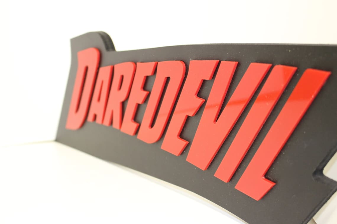 Daredevil Title Emblem Wall Sign | Etsy