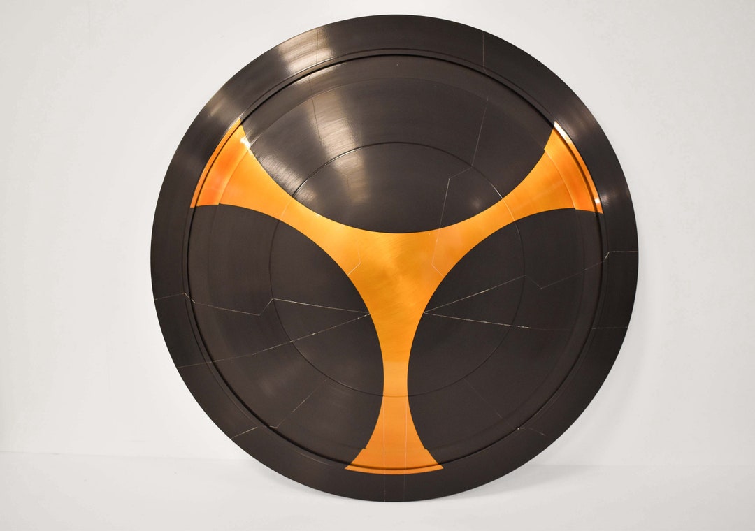 Black Taskmaster Shield - Black Widow Movie - Metal Prop Replica - Etsy