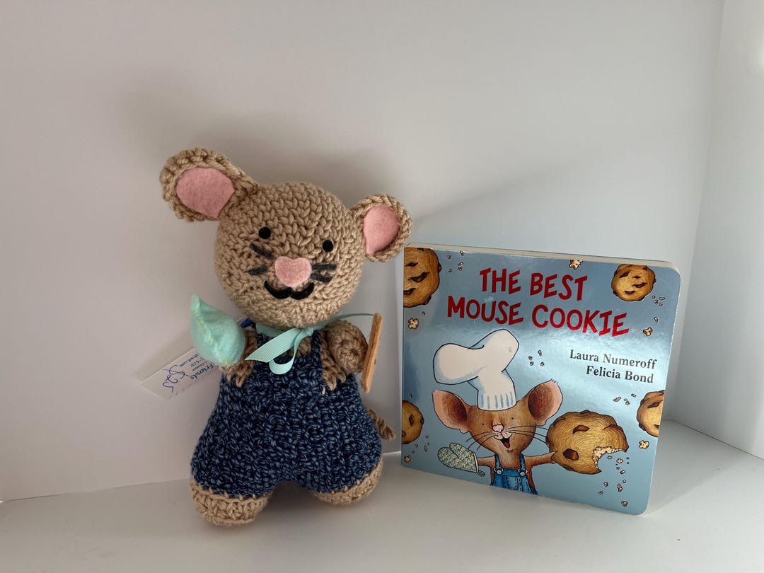 Cookie Mouse Mouse With Book - Etsy