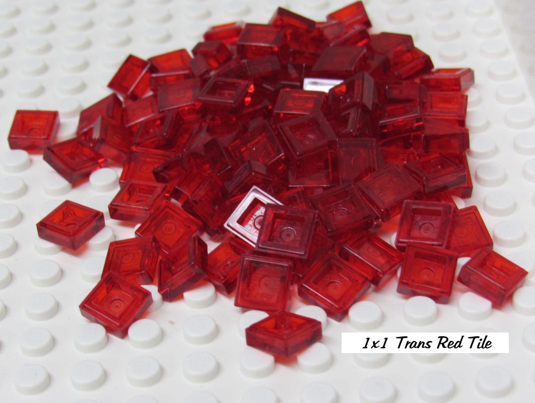 Transparent Red 1x1 Tiles LEGO® Lot of 300 - Etsy