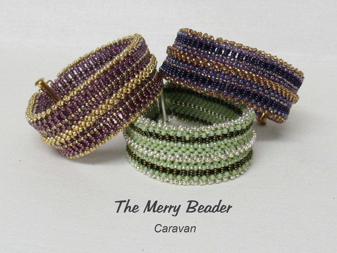 Tutorial Pattern Caravan Bracelet Cubic Right Angle Weave - Etsy
