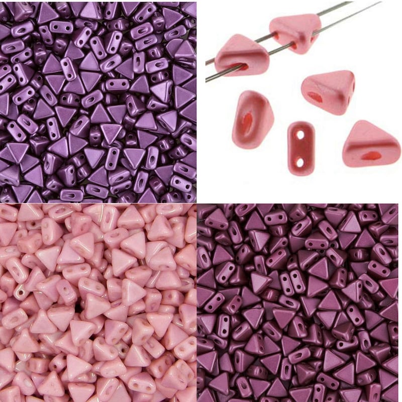 Triangle Czech Beads - Etsy