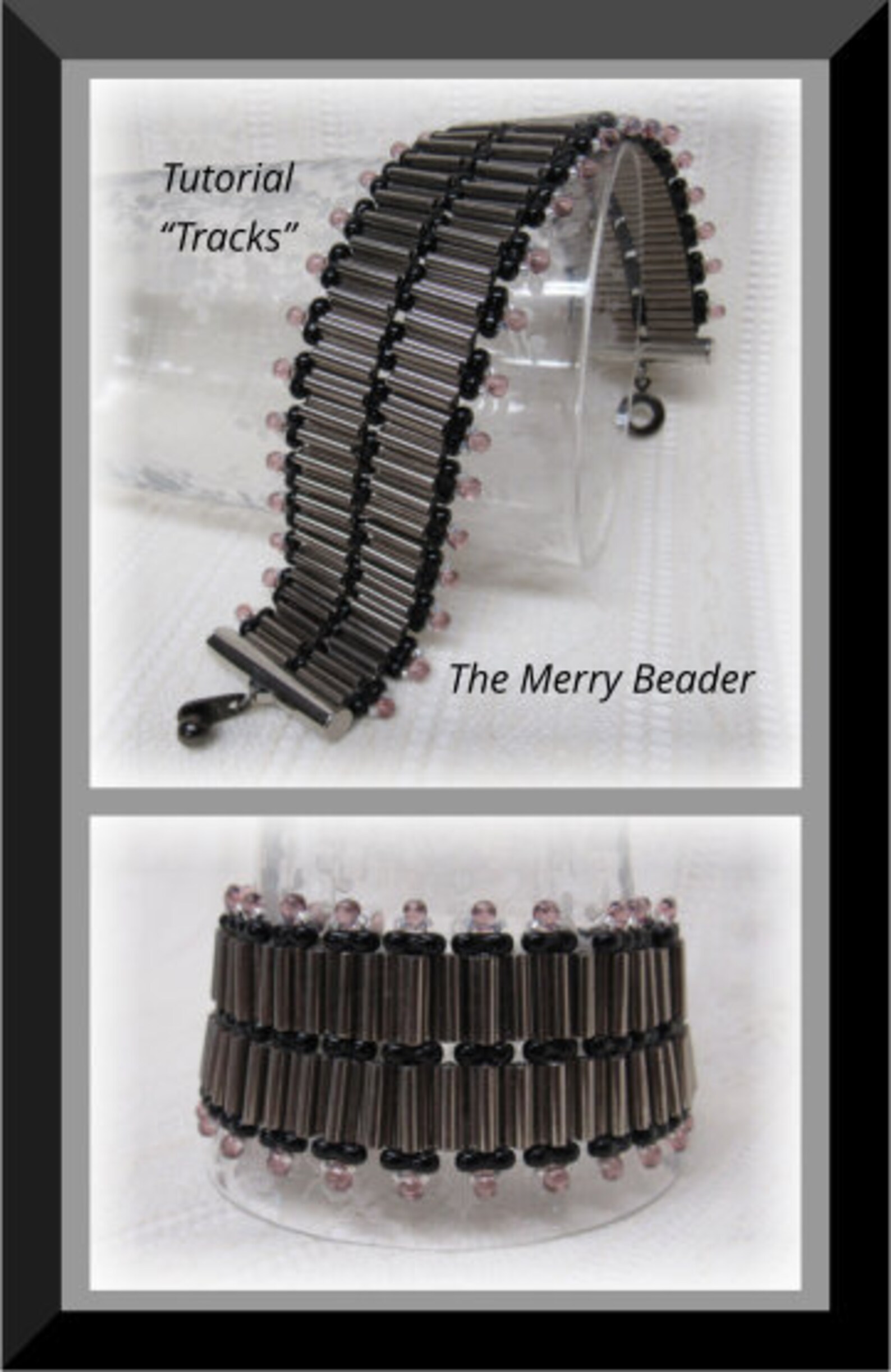 Tutorial Pattern tracks Bugle Bead Infinity Bead - Etsy Canada