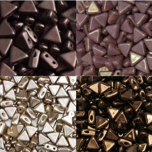 Triangle Czech Beads - Etsy