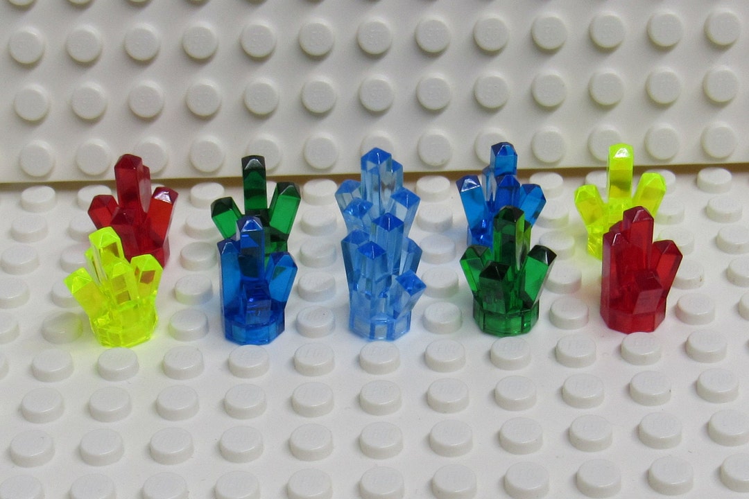 Crystal 5 Point Rock LEGO® Lot of 10 Pieces 5 Colors - Etsy