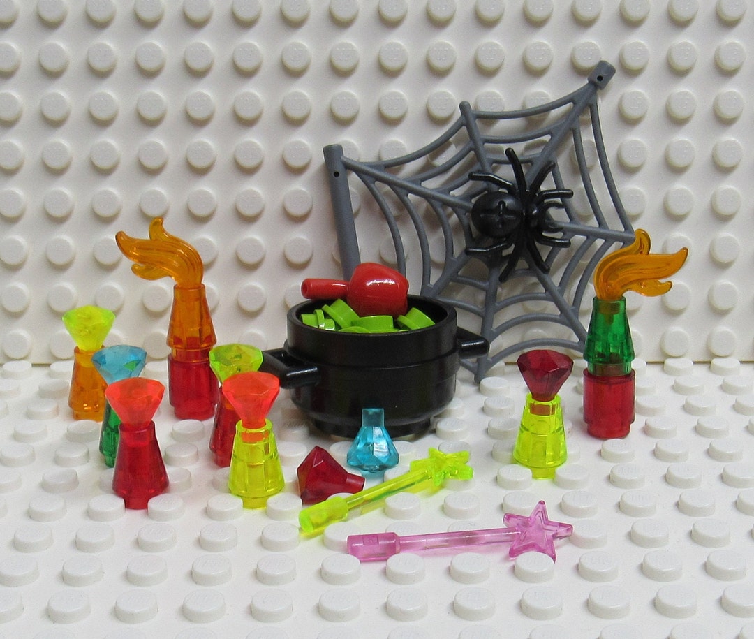 Custom LEGO® Magic Potion Set Cauldron Apple Magic Wands Potions and ...