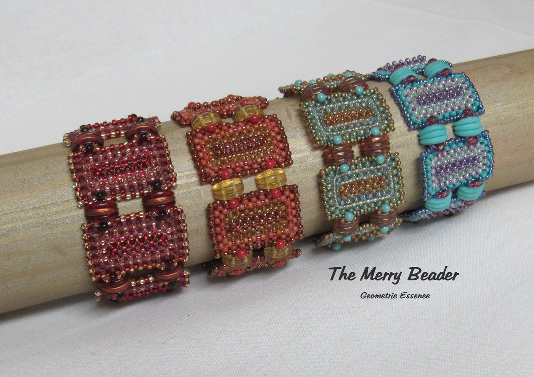 Tutorial Pattern Geometric Essence Right Angle Weave Seed - Etsy