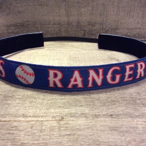 Texas Rangers Nonslip Headband, Noslip Headband, Baseball Headband ...