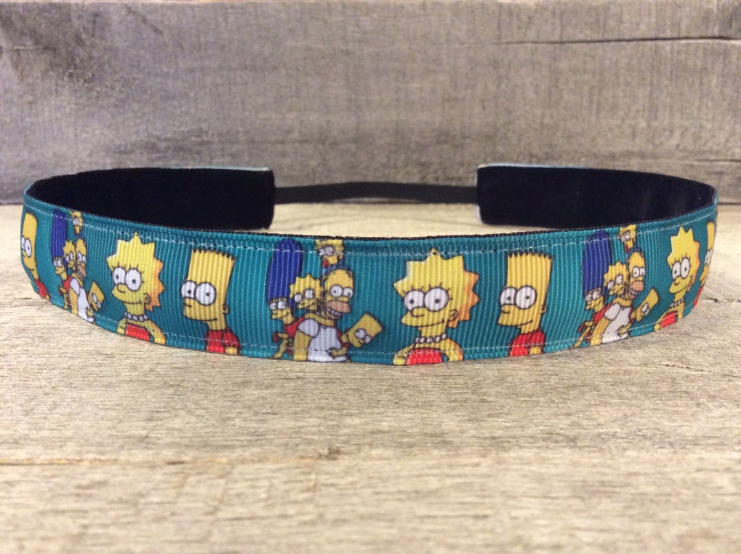 Simpson's Inspired Nonslip Headband, Noslip Headband, Workout Headband ...