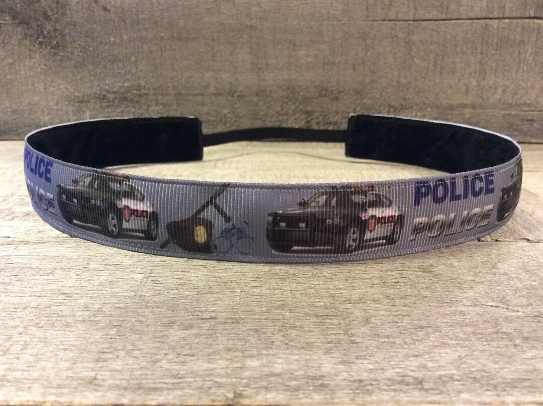 Police Nonslip Headband, Noslip Headband, Sports Headband, Running ...