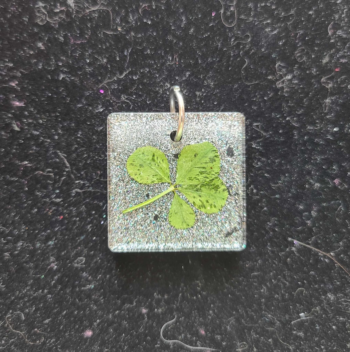 Square Four-leaf Clover Pendant Only - Etsy
