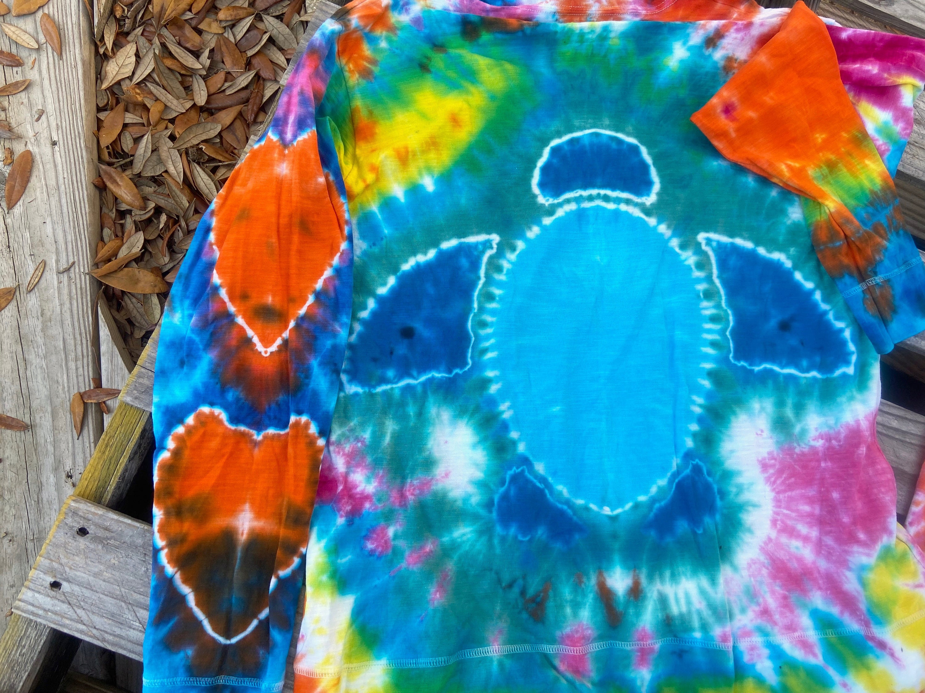 Sea Turtle Tie Dye Full Zip Ladies Cut Light Weight Hoodie - Etsy