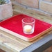 Leather Valet Tray Large. Red Suede Interior. Organizing - Etsy