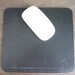 Top Grain Black Leather Mousepad With Ruler Emboss. Beautify Your Desk ...