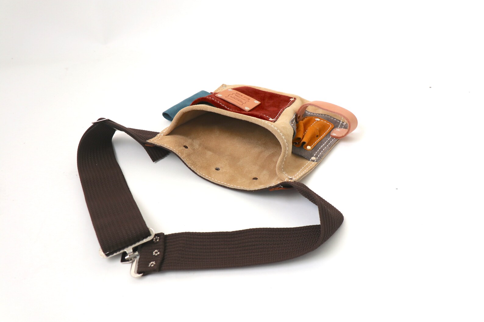 Suede Leather Tool Belt Pouch Tool Bag DIY Handy Man - Etsy