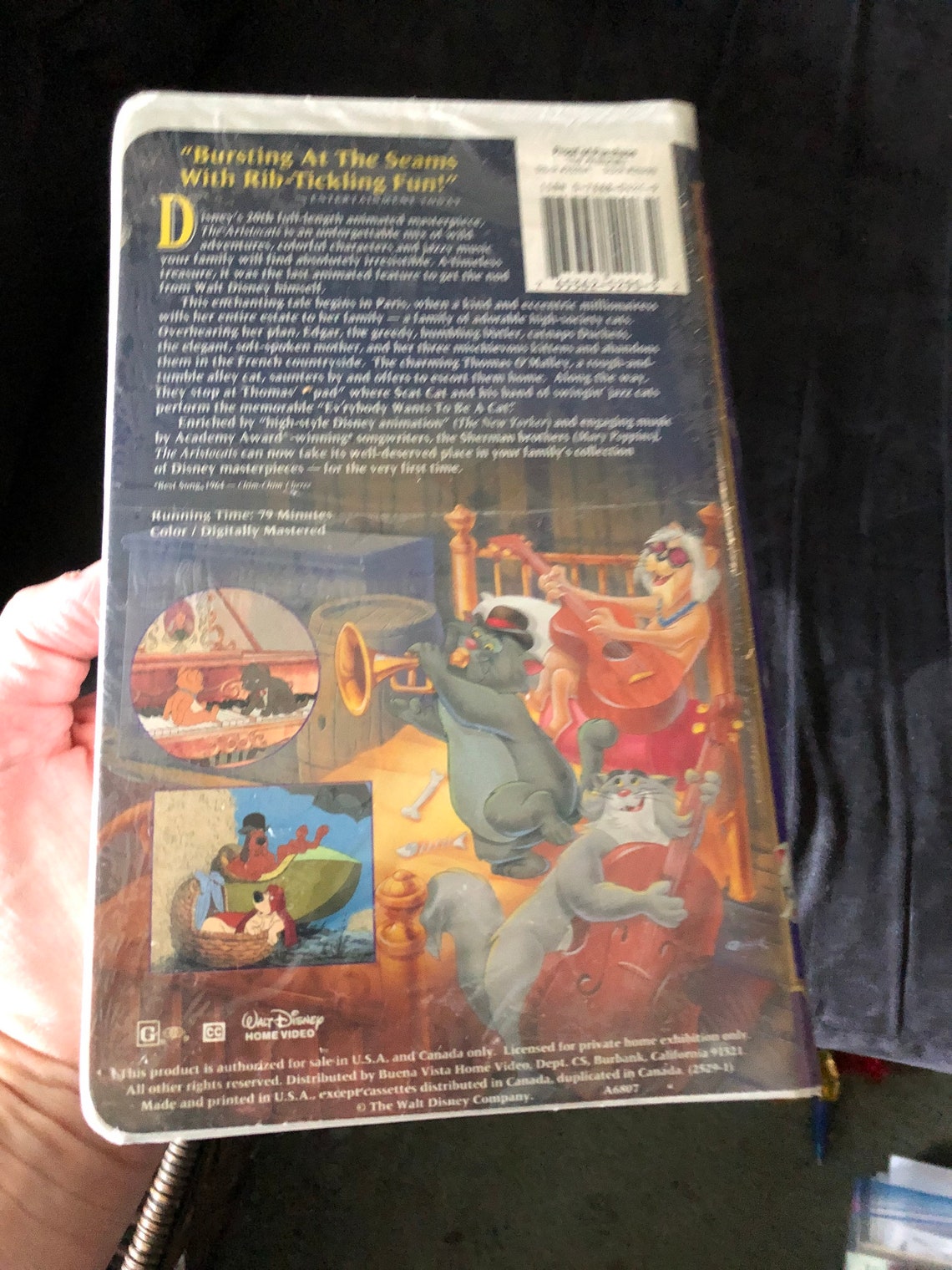 Vintage Disney VHS Tape Aristocats Still Sealed - Etsy