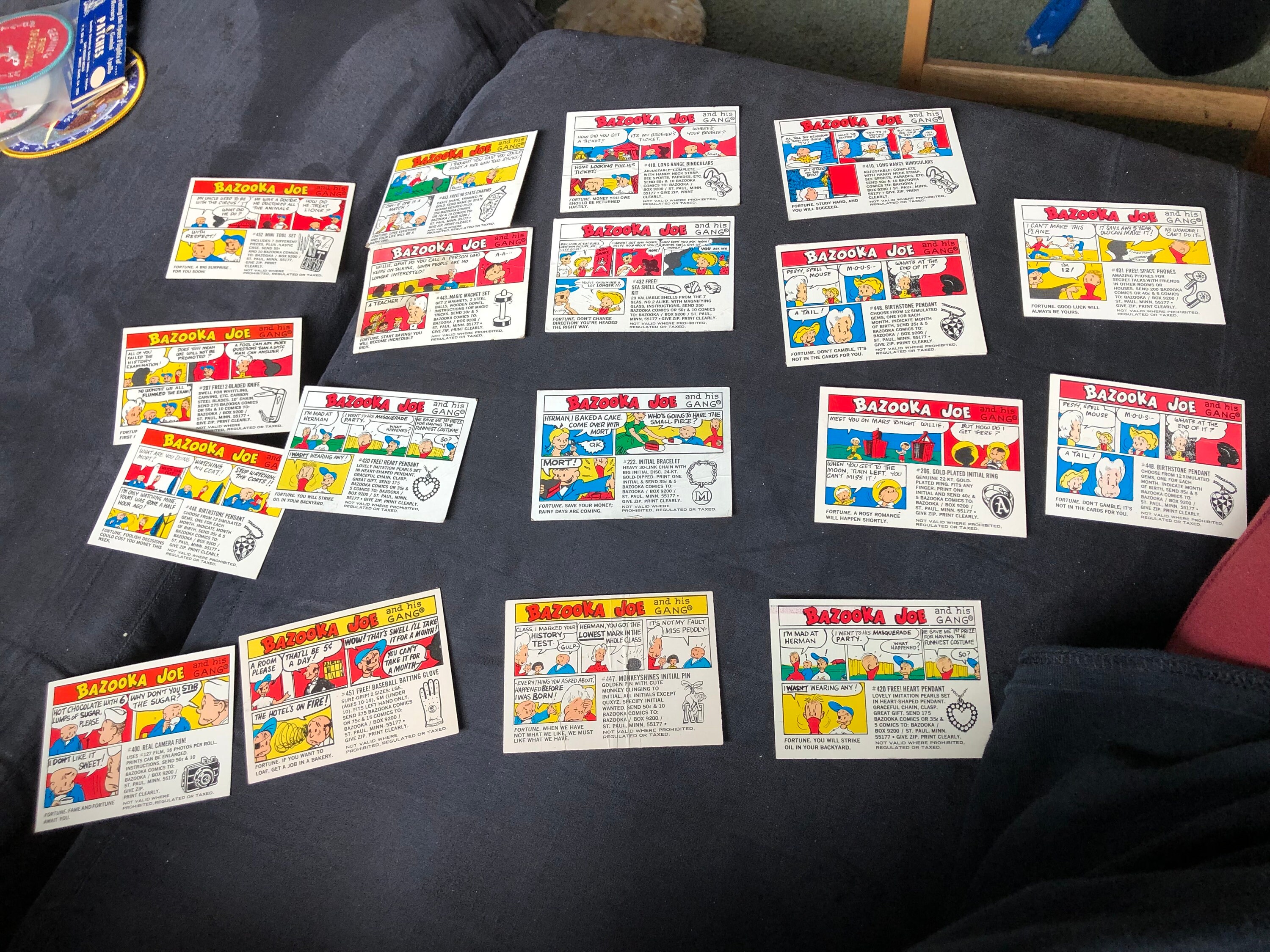 Vintage Bazooka Joe Trading Cards - Etsy