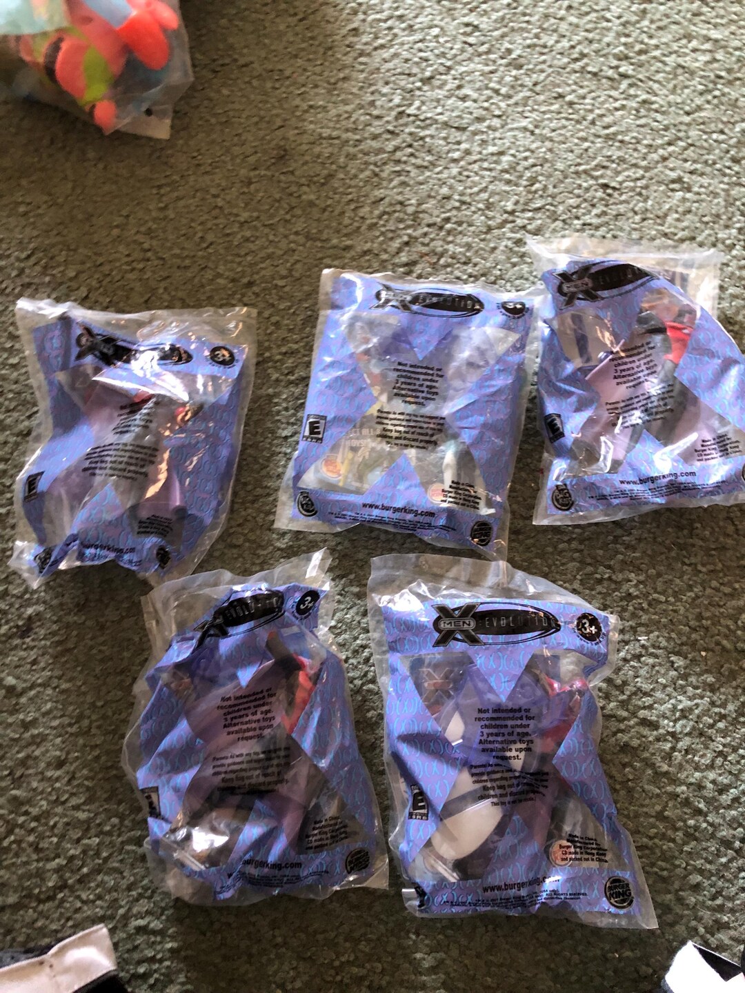 Vintage Lot of 5 Burger King BK X-men Evolution Toys New in Packages - Etsy