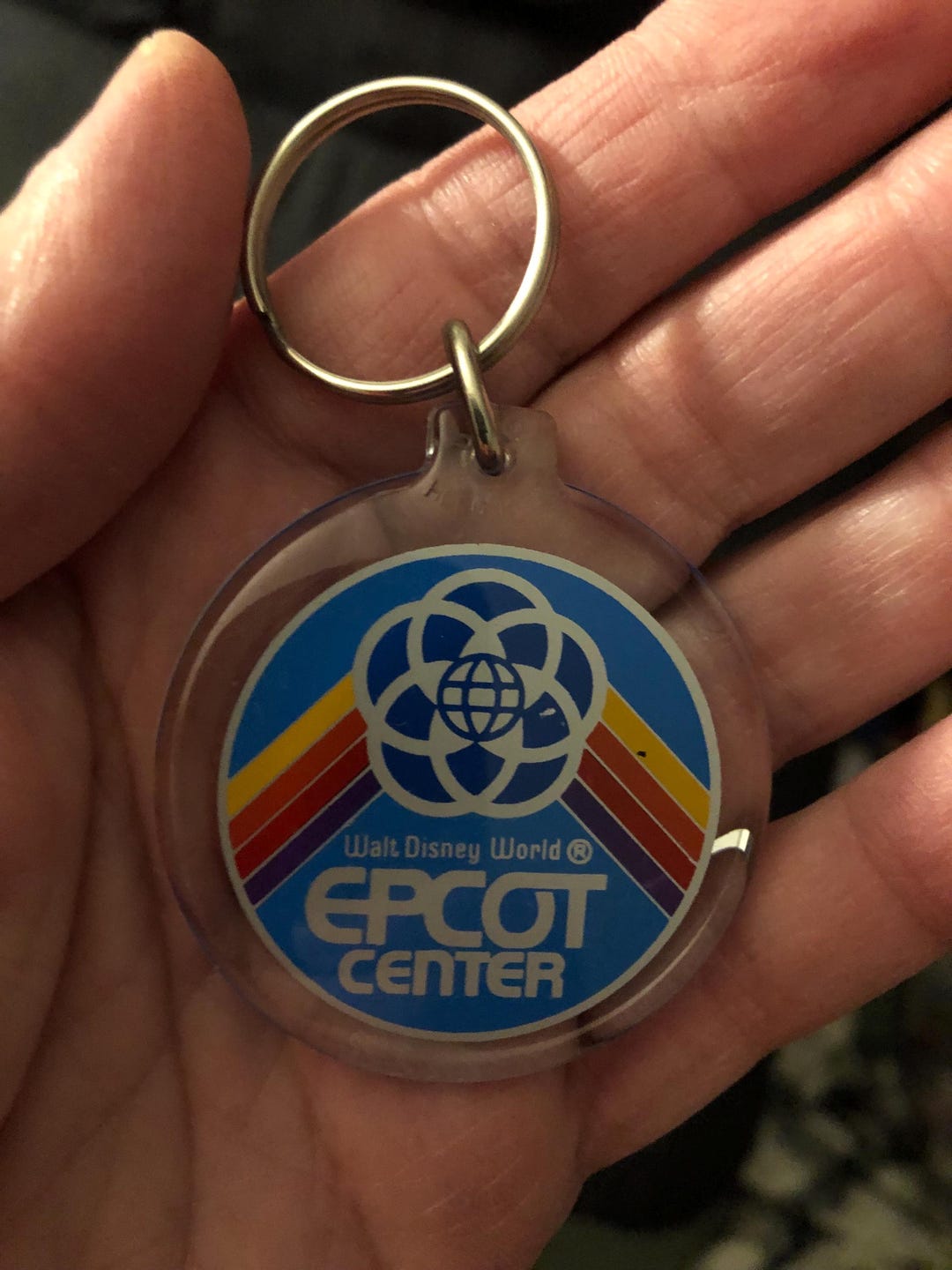 Vintage Disney Epcot Center Keychain Gently Used - Etsy