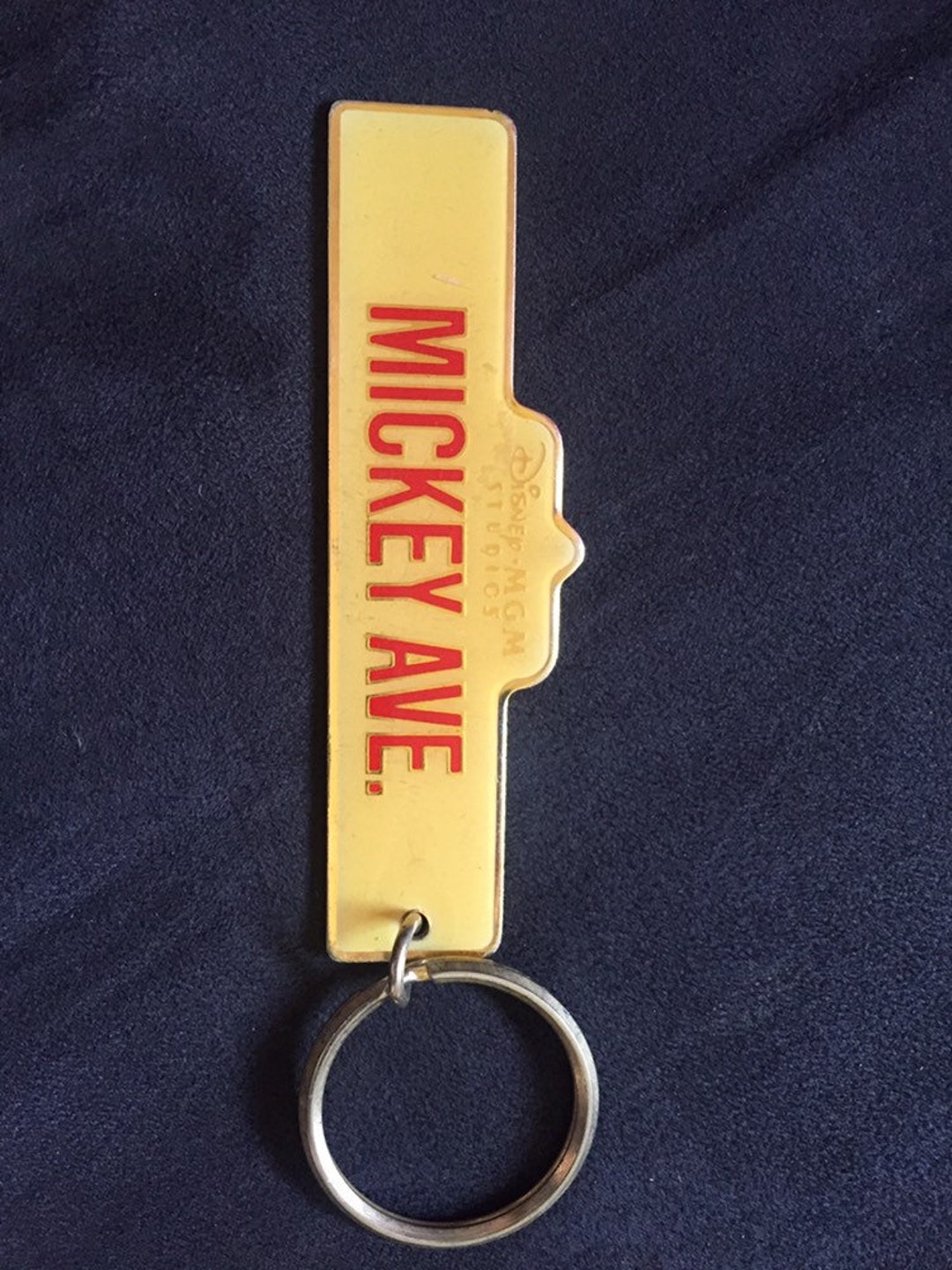 Disney-mgm Studios 1989 Mickey Ave Keychain, Extremely Rare - Etsy