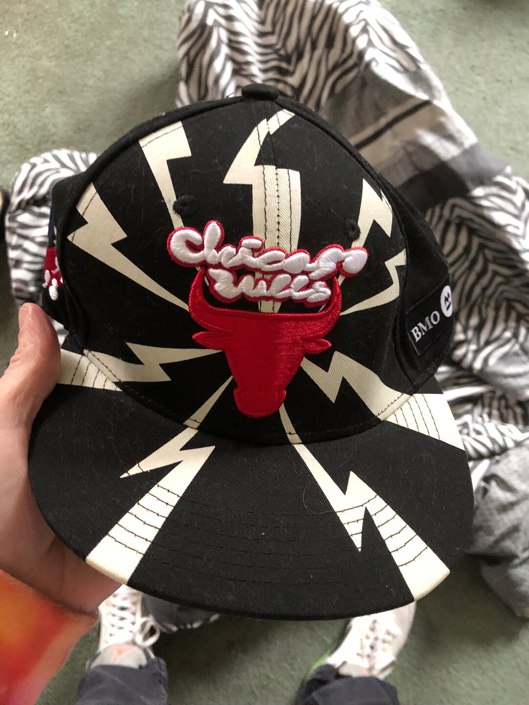 Vintage Chicago Bulls Championship Hat Artist Series BMO - Etsy