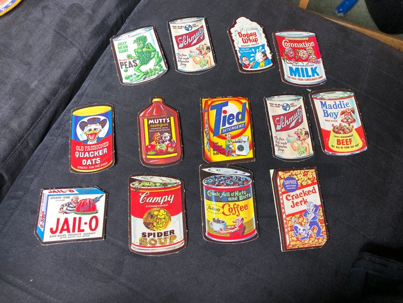 Vintage Wacky Packs Lot of 13 Stickers - Etsy