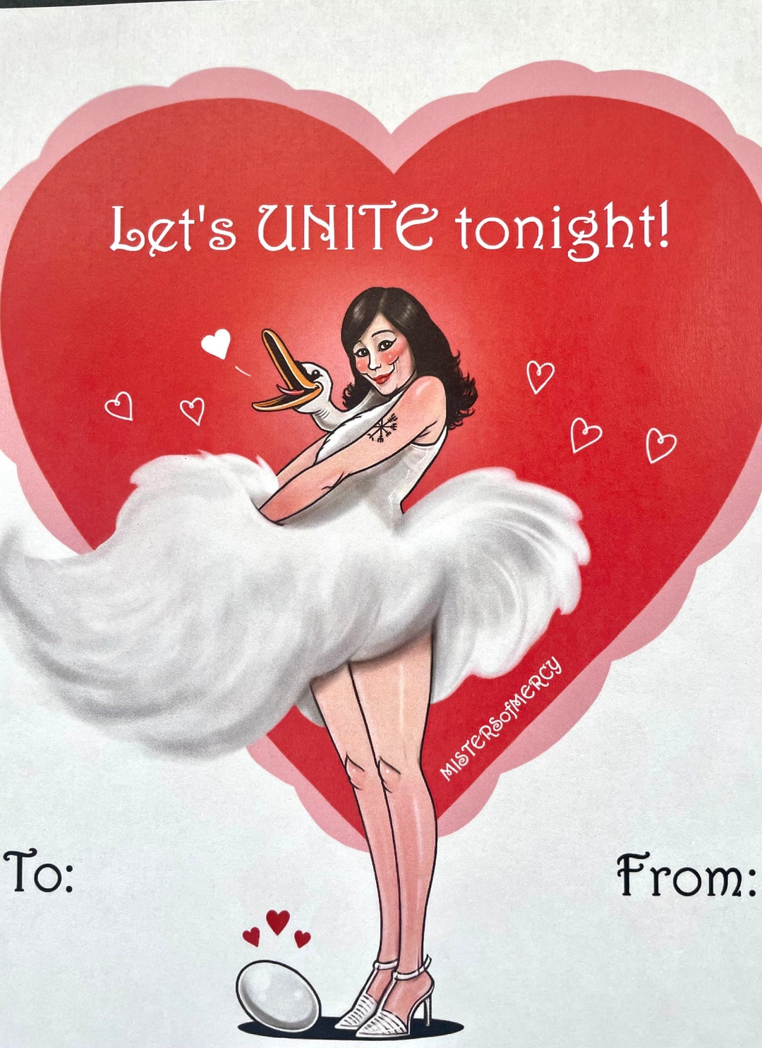 Bjork Themed Valentines Day Card. - Etsy