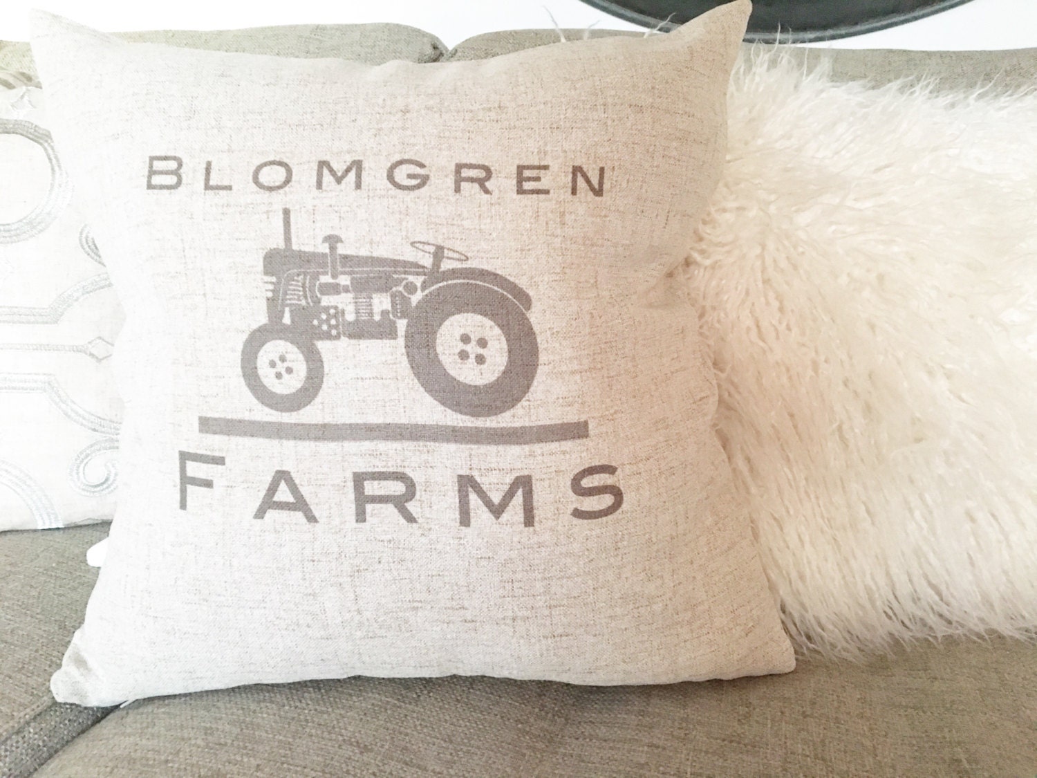Custom Farms Pillow 18 x 18 home decor cushion throw | Etsy