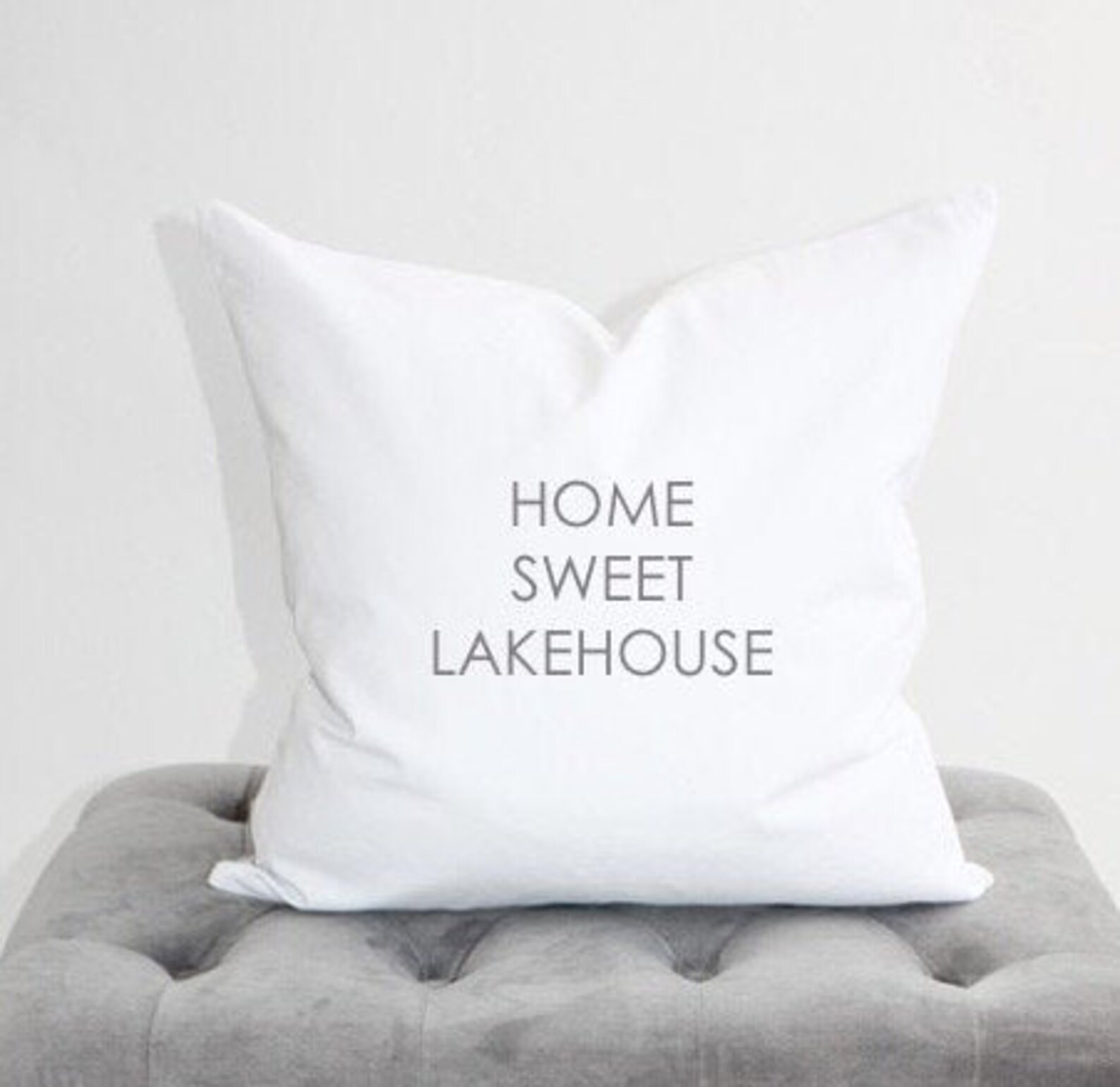 Home Sweet Lake House Pillow Cover, Lakehouse Decor, Lake House, Lake ...