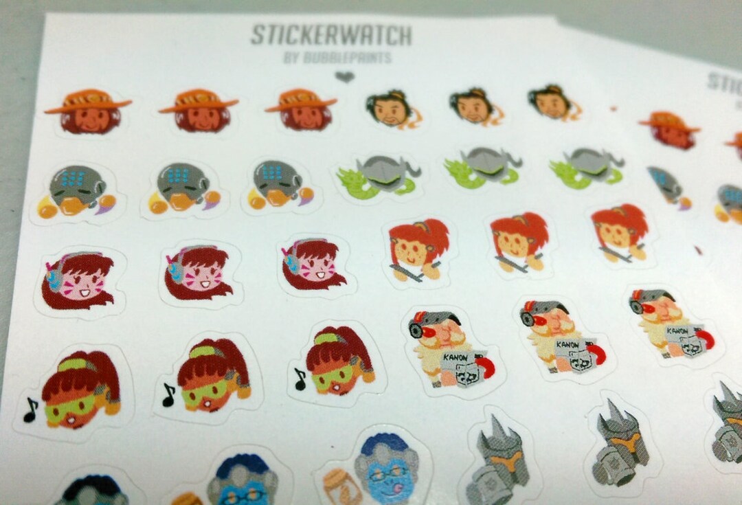 Overwatch Planner Stickers - Etsy
