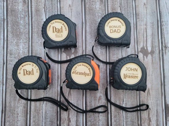 Personalized Tape Measurer. Father's Day Gift. Loved - Etsy