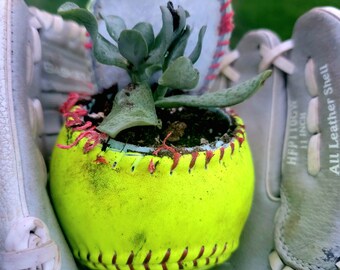 Softball Planter - Etsy