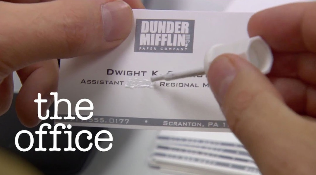 Dwight Schrute Business Card the Office - Etsy